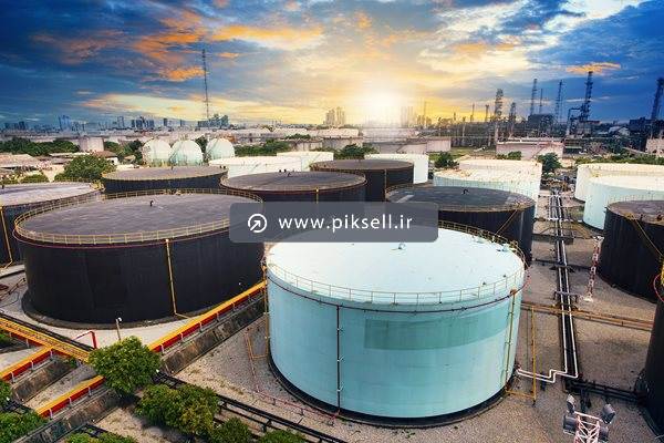 عکس با کیفیت از مخازن ذخیره سازی نفت و بنزین